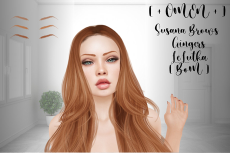 Second Life Marketplace - [ + OMEN + ] SUSANA BROWS / LELUTKA / GINGER